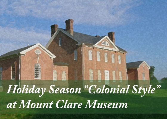 Enjoy holiday tours at Mount Clare Museum and the Mother Seton House ...