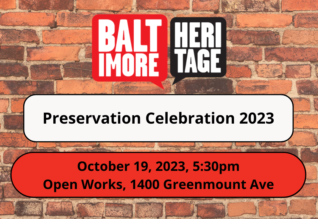 Join Us at Our Preservation Celebration 2023 on October 19! - Baltimore ...